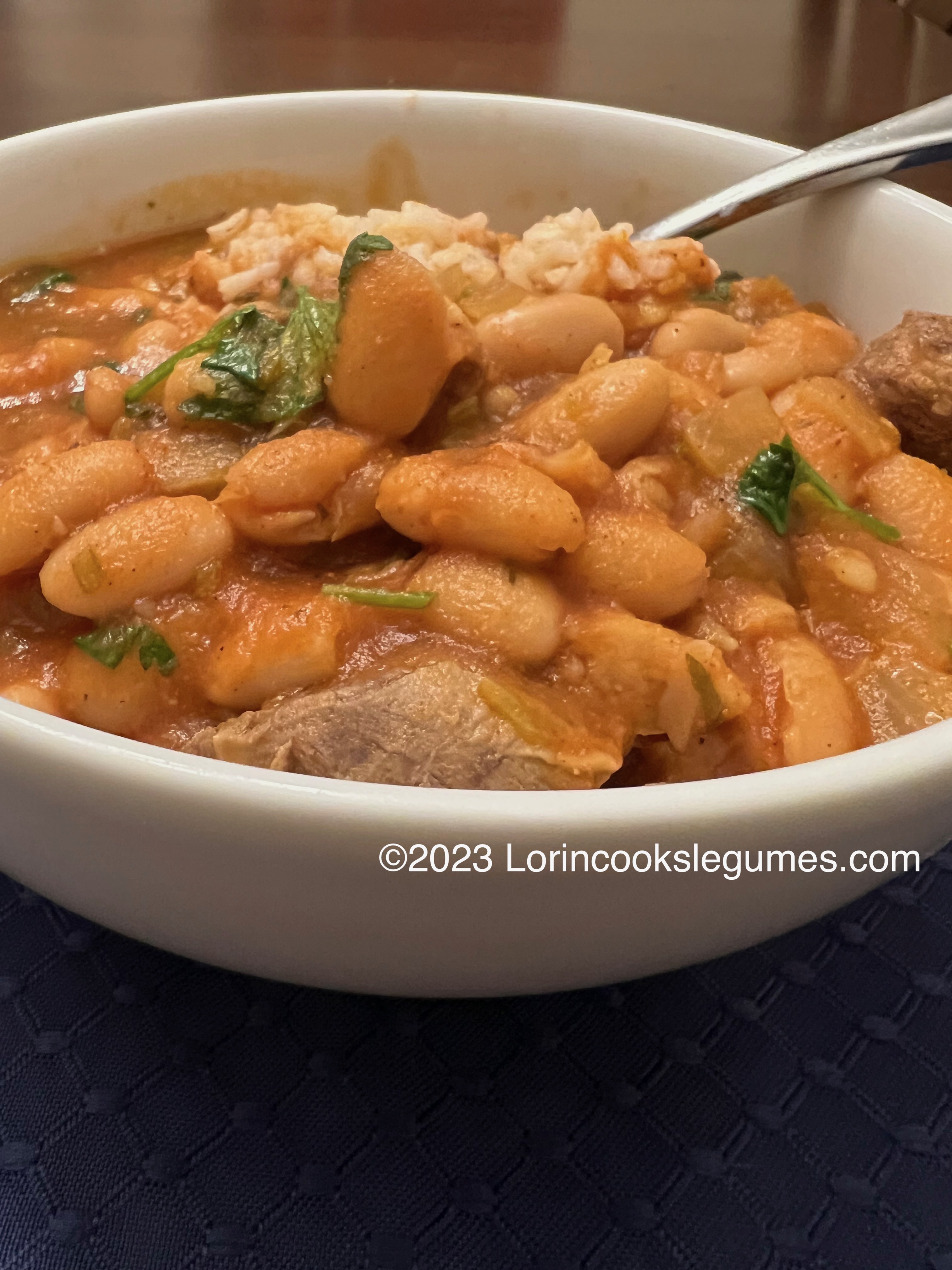 Fasoulia wa Roz – Lorin cooks Legumes