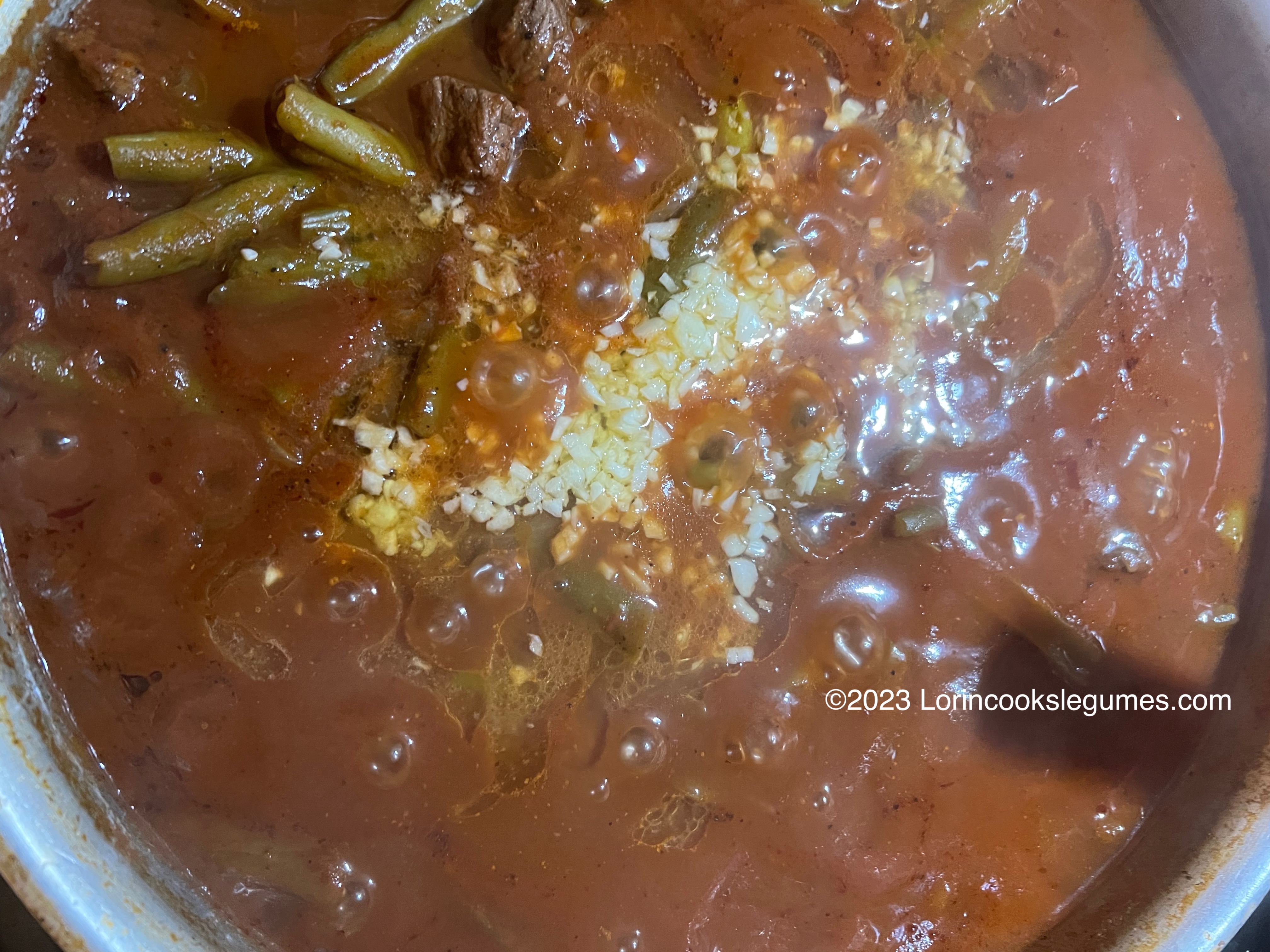 Palestinian Fasoulia – Lorin cooks Legumes