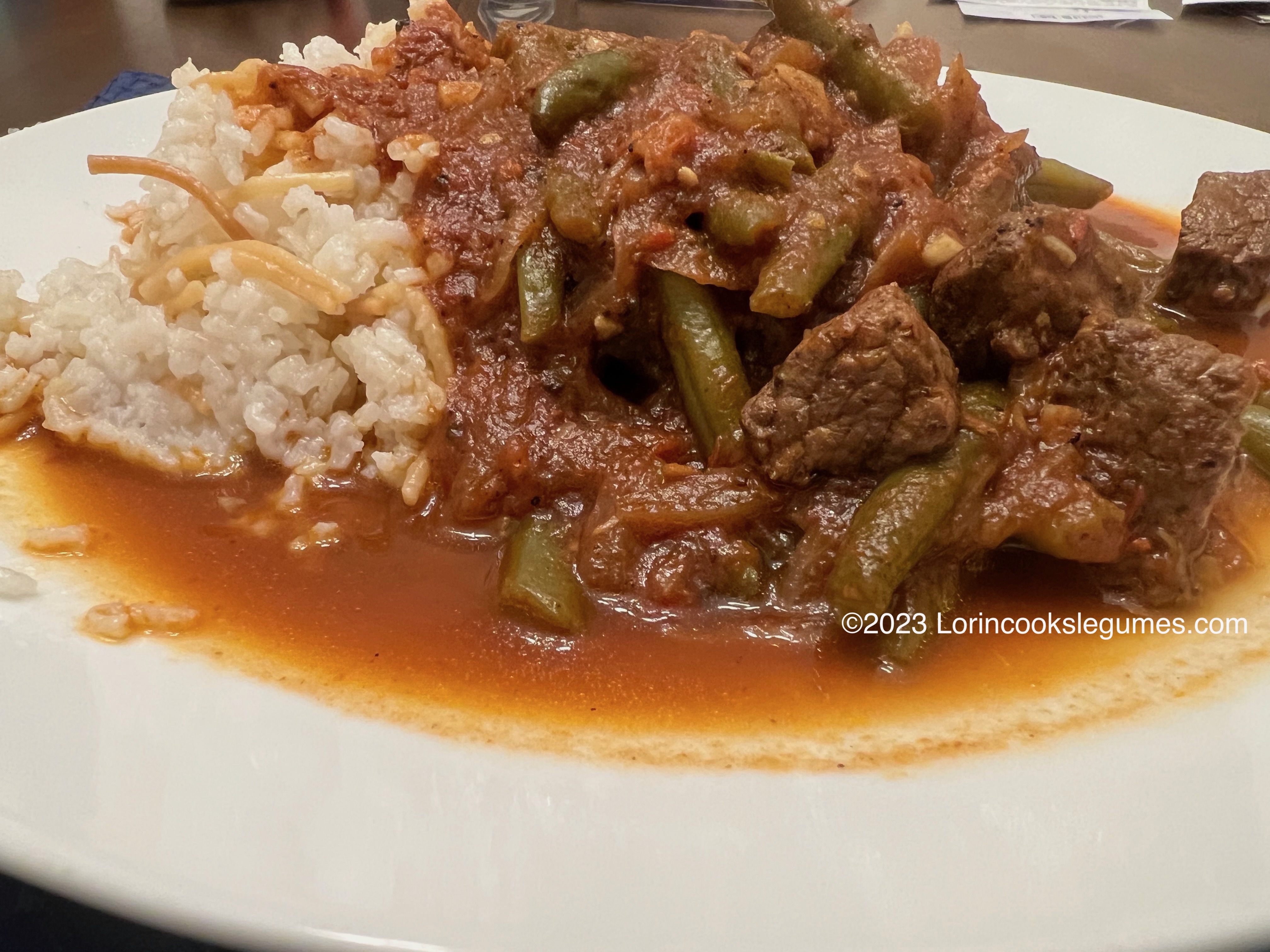 Palestinian Fasoulia – Lorin cooks Legumes