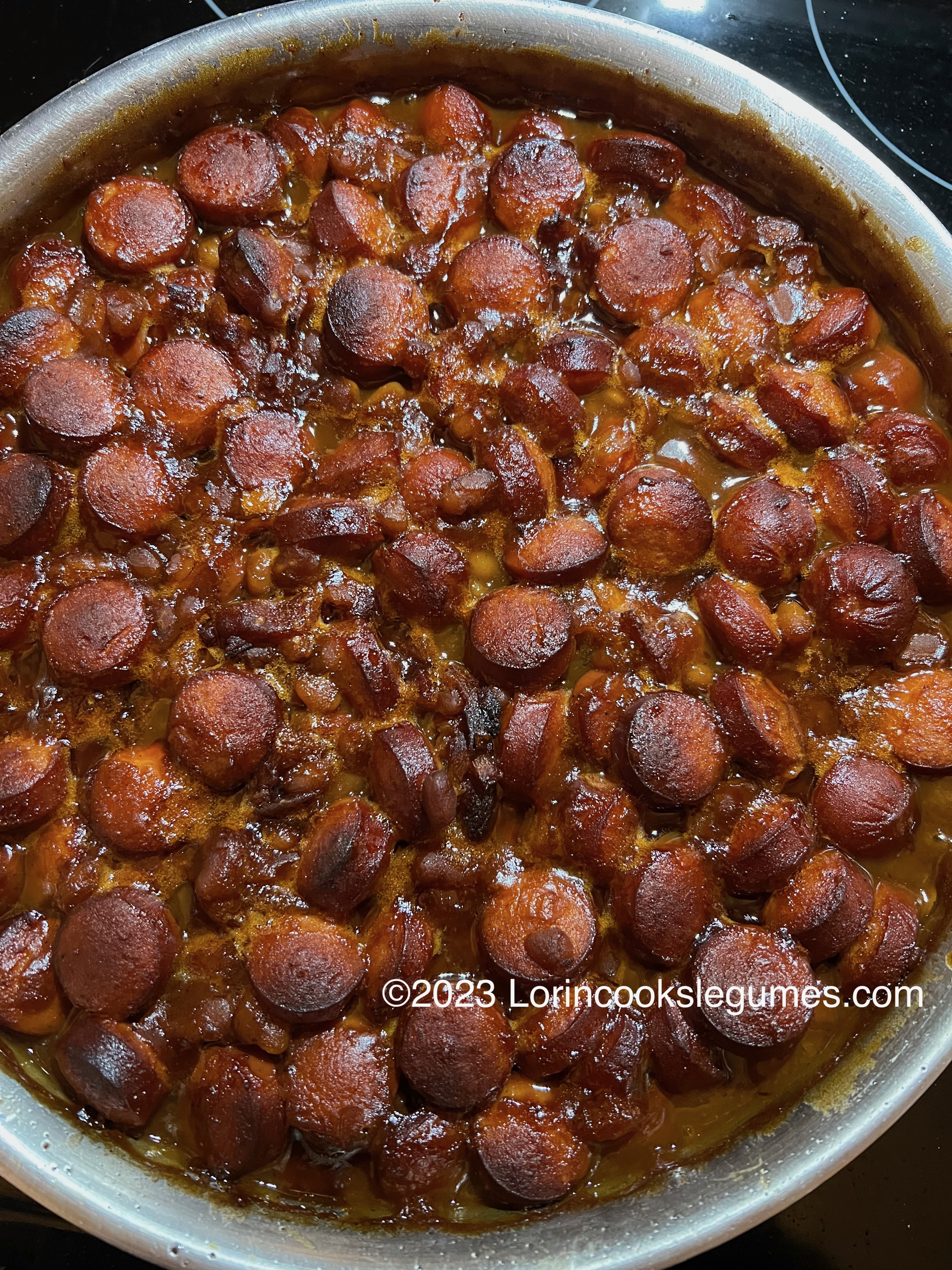 Beans and Franks – Lorin cooks Legumes