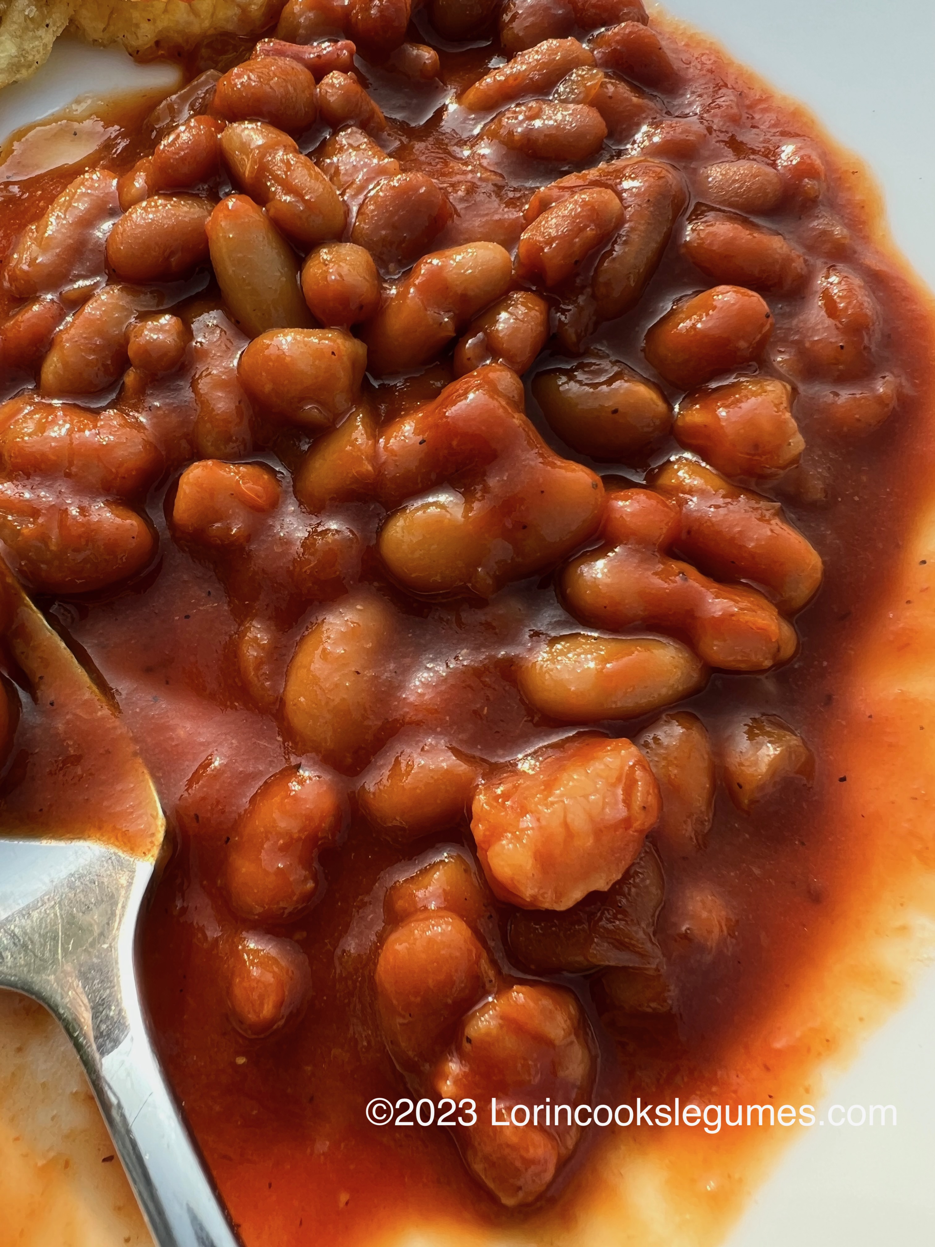 Sweet and Sticky Pork and Beans Revisited – Lorin cooks Legumes