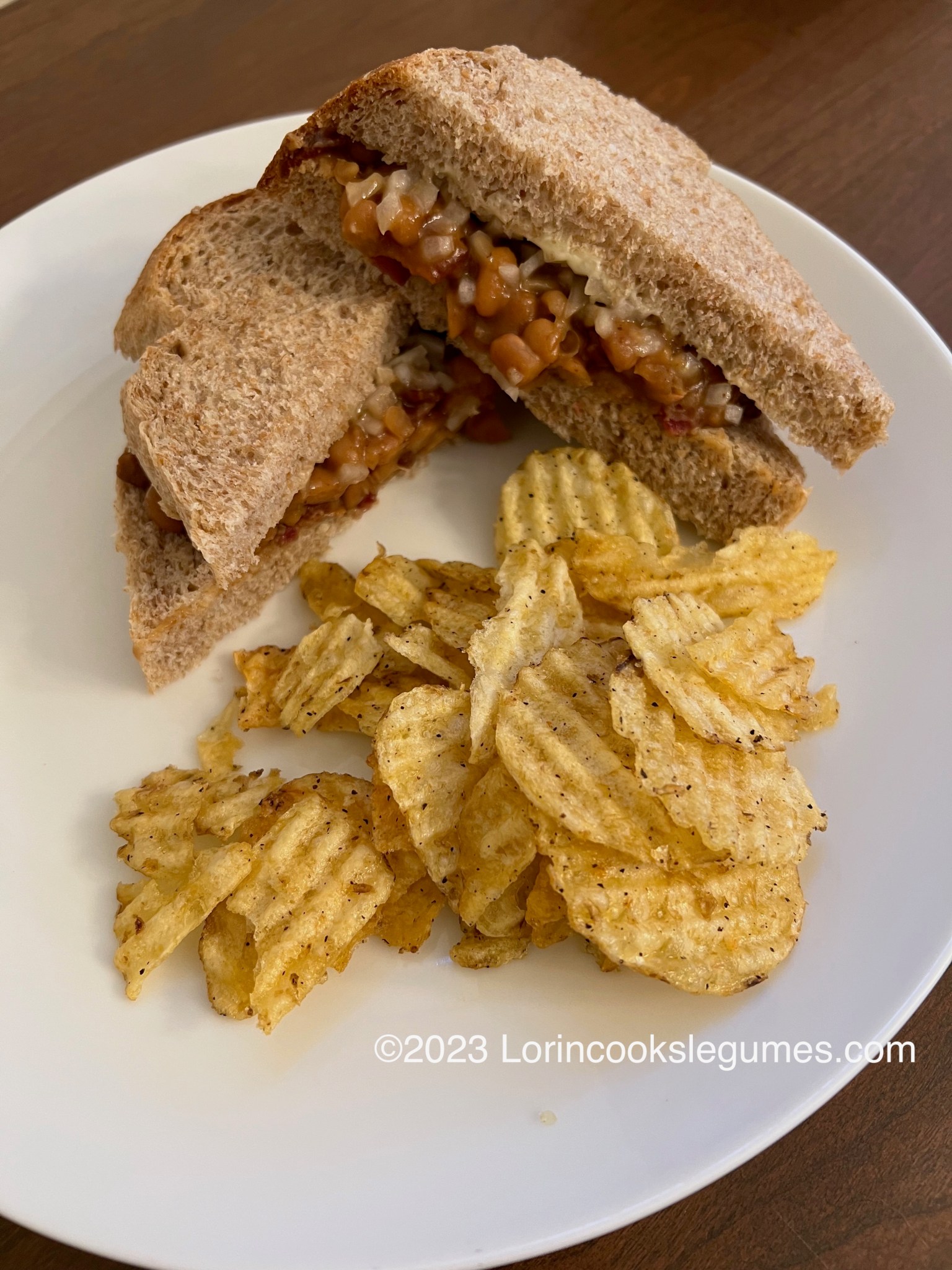 Baked Bean Sandwich – Lorin cooks Legumes