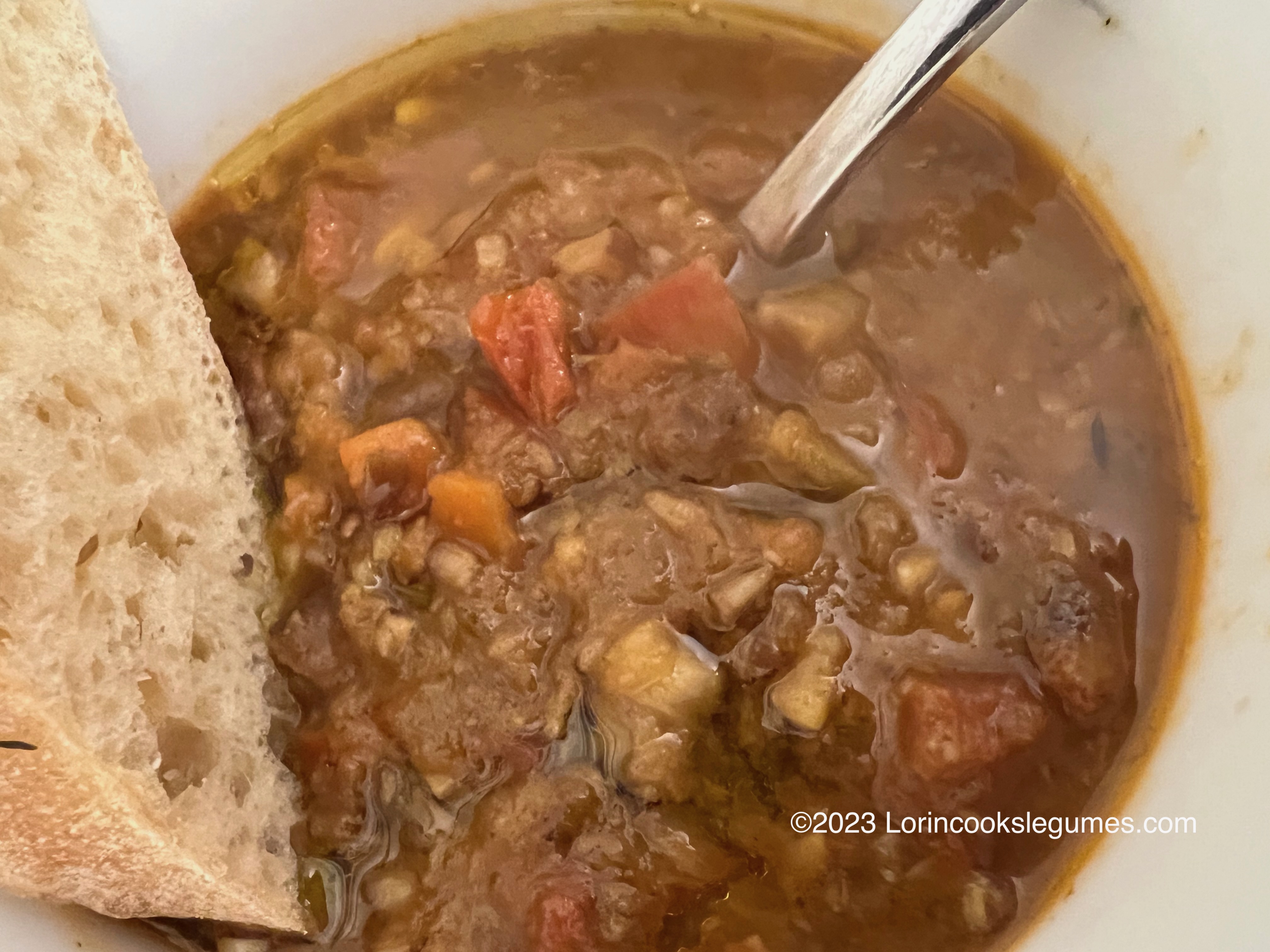 Caldo de Castañas – Lorin cooks Legumes