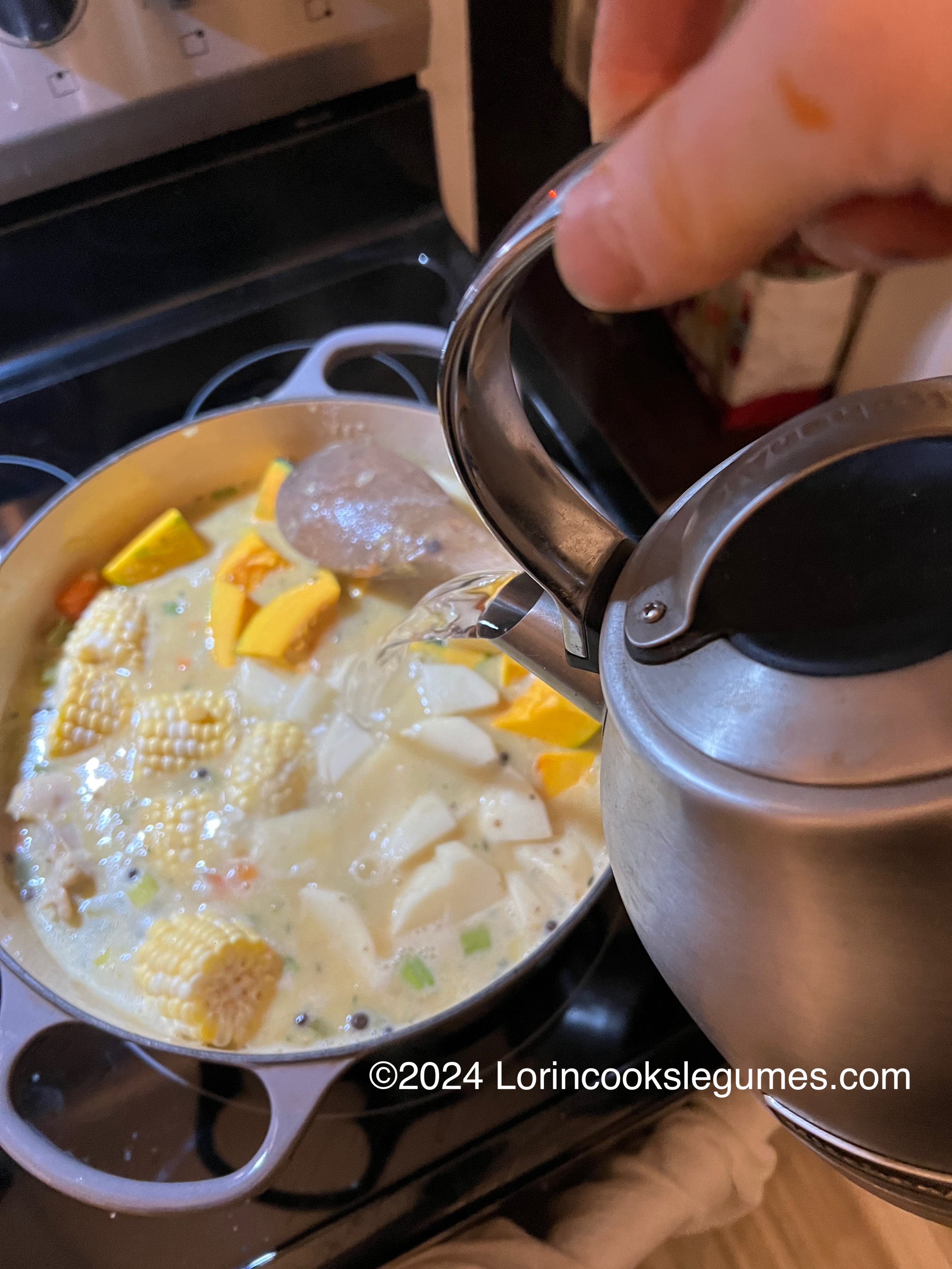 Jamaican Split Pea Soup – Lorin cooks Legumes